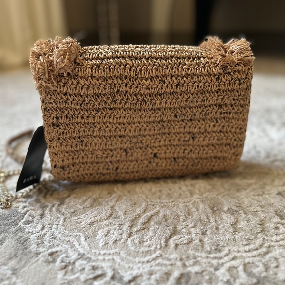 Zara | Bags | Zara Nwt Raffia Crossbody Bag | Poshmark